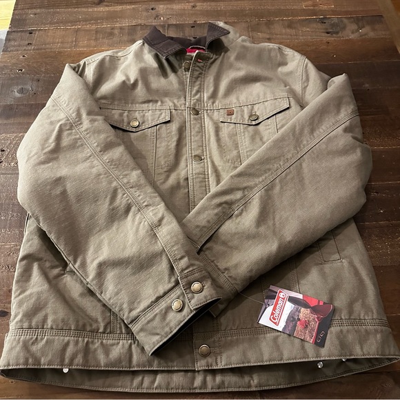 Coleman | Jackets & Coats | Coleman Cotton Ripstop Lined Trucker Jacket ...